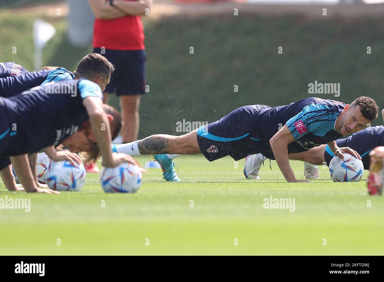 Doha, Qatar on November 20, 2022. Ivan Perisic during the training of ...