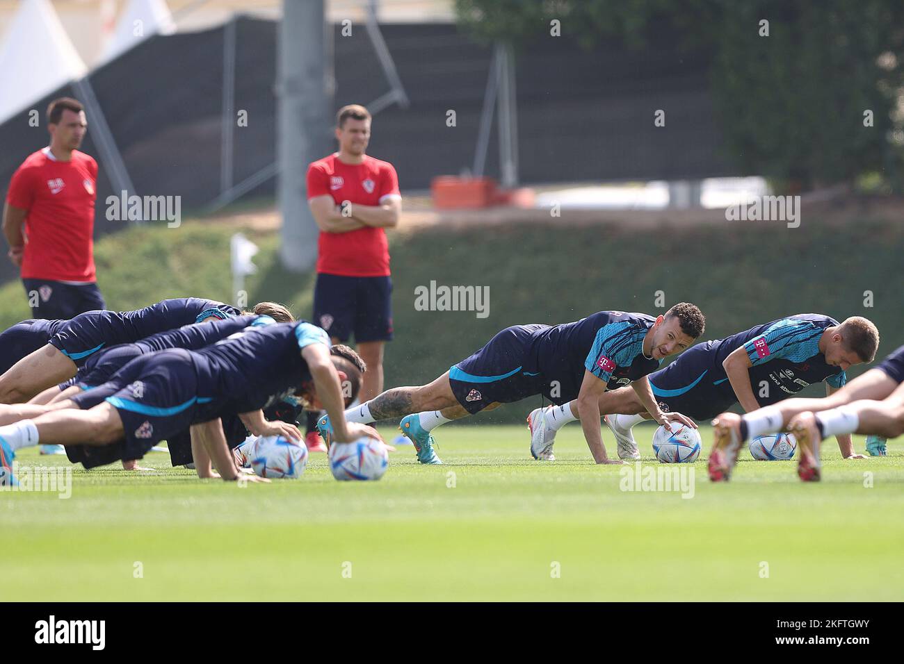 Doha, Qatar on November 20, 2022. Ivan Perisic during the training of ...