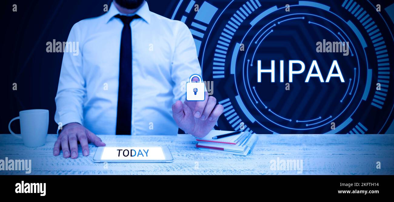 Hand Writing Sign Hipaa Business Approach Acronym Stands For Health Insurance Portability hand-writing-sign-hipaa-business-approach-acronym-stands-for-health-insurance-portability