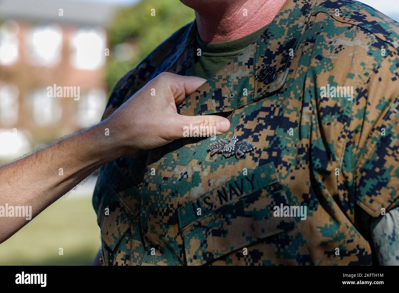 U.S. Navy Command Master Chief Scottie Cox, command master chief of 2d ...