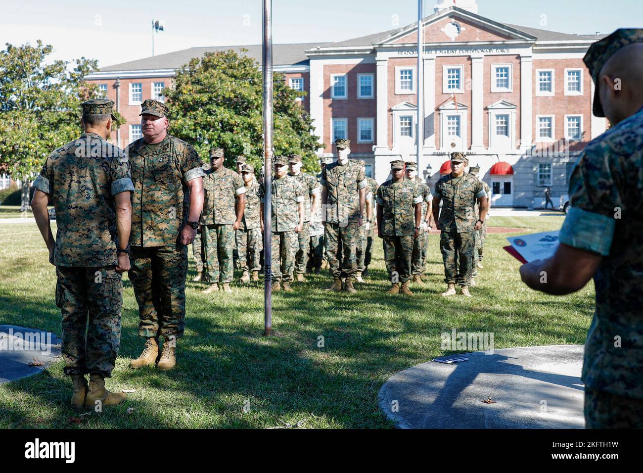 U.S. Navy Command Master Chief Scottie Cox, command master chief of 2d ...
