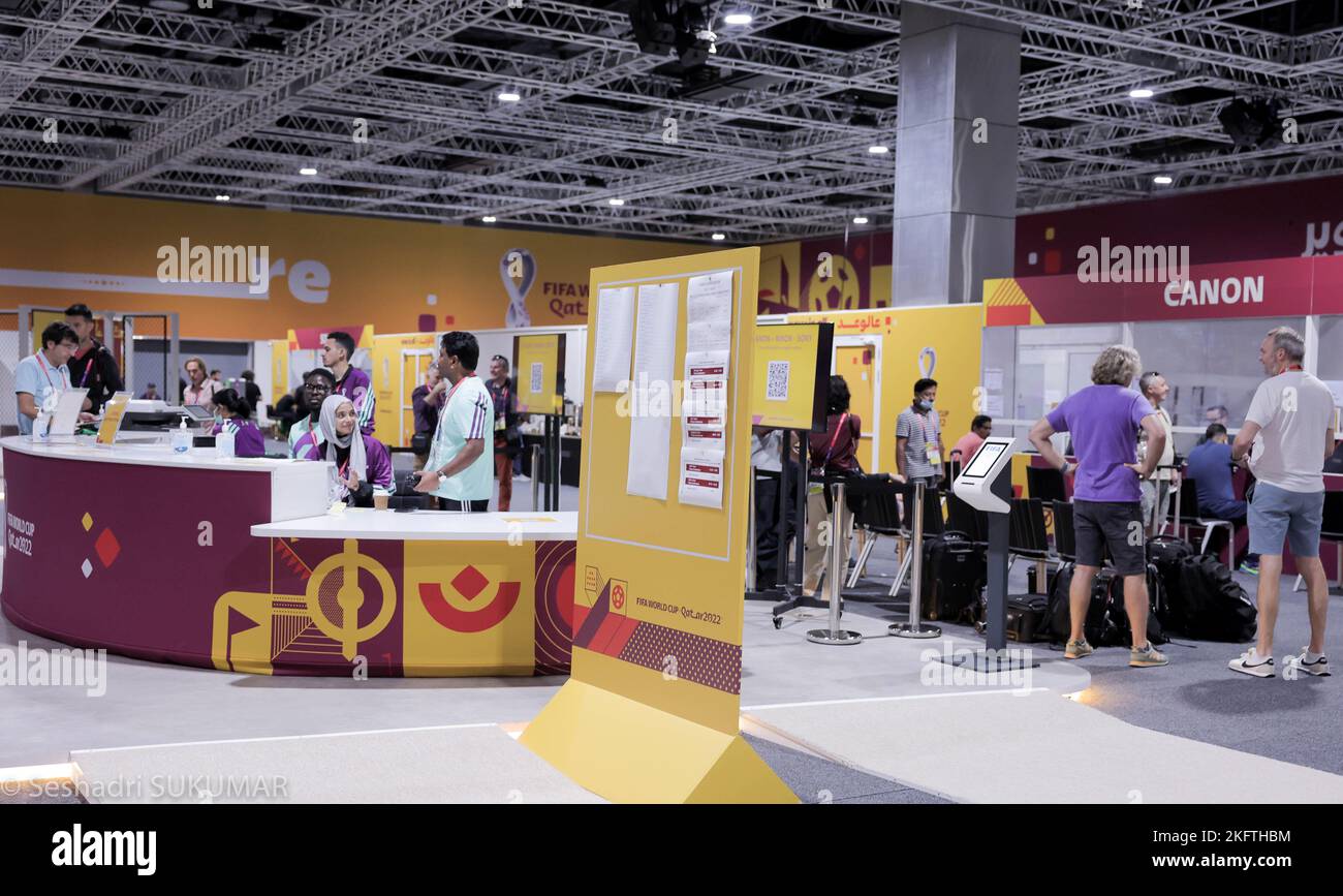 20th Nov 2022: FIFA World Cup 2022: Qatar main media centre ...