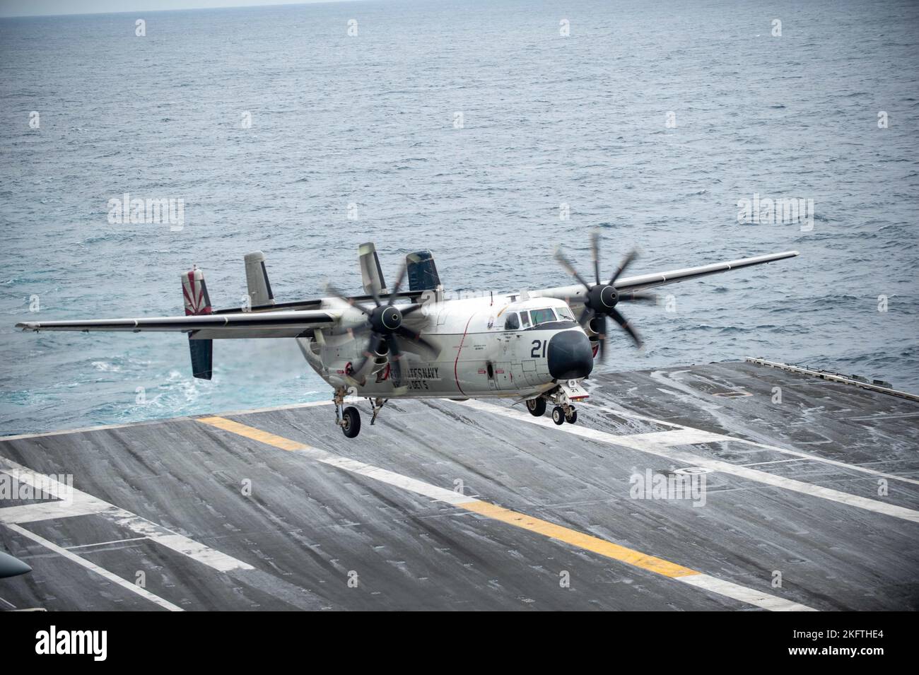 221007-N-UF592-1040 SEA OF JAPAN (Oct. 7, 2022) A C-2A Greyhound ...