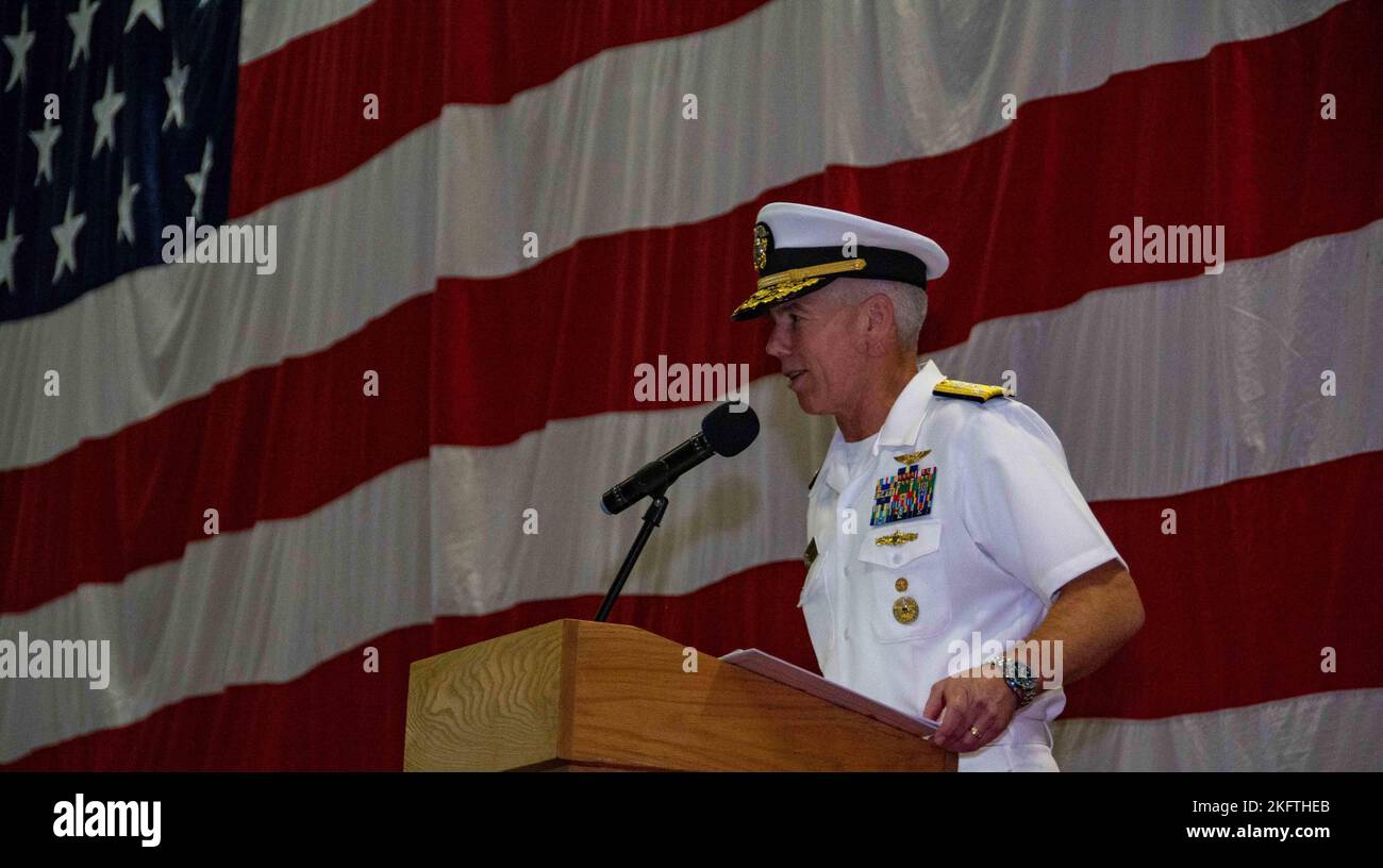 221007-N-JO823-1073 SEA OF JAPAN (Oct. 7, 2022) Vice Ad. Karl Thomas ...