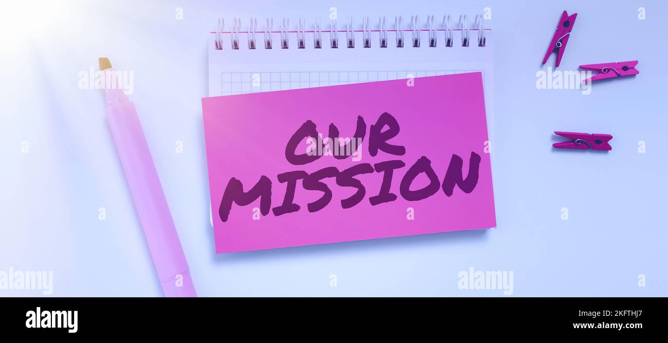 Conceptual display Our Mission. Internet Concept tasks or schedule we ...