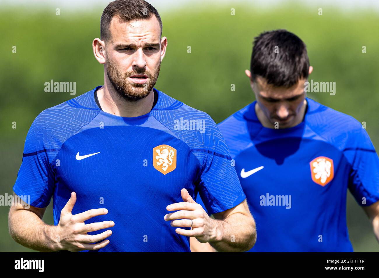 DOHA, 20-11-2022 Oranje in Qatar. Team Netherlands preparing for the ...