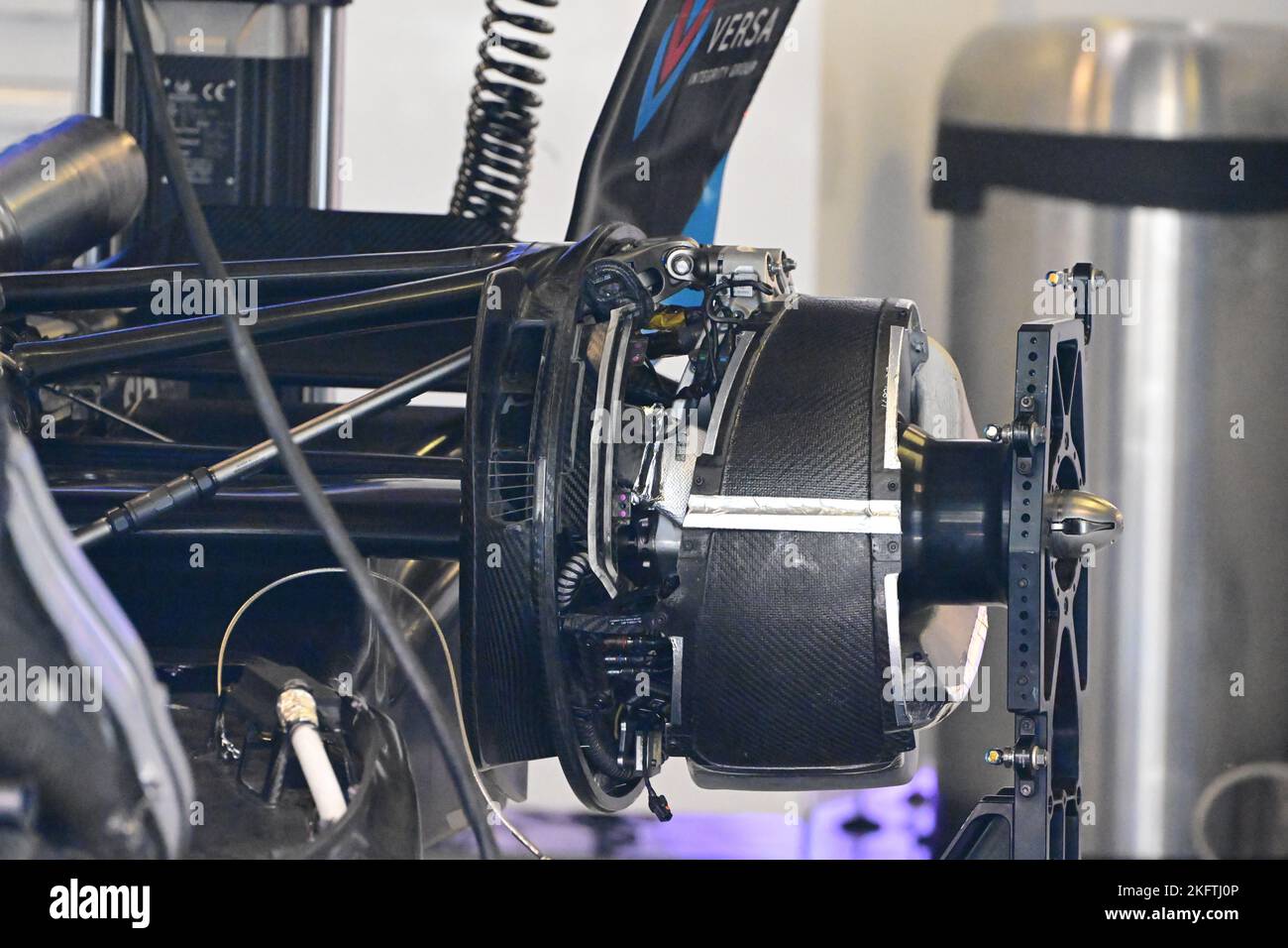 ABU DHABI, 19/11/2022, Williams Racing FW44, mechanical detail of rear ...