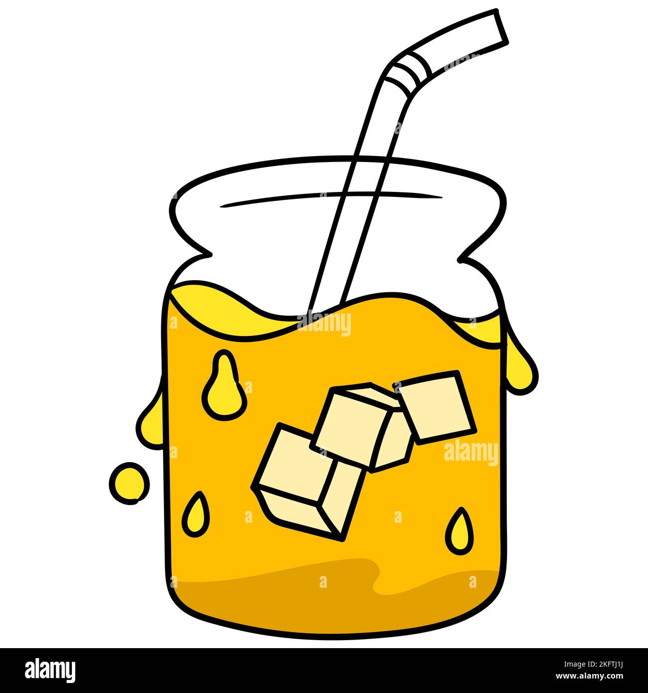 A doodle icon drawing vector illustration on a white background Stock ...