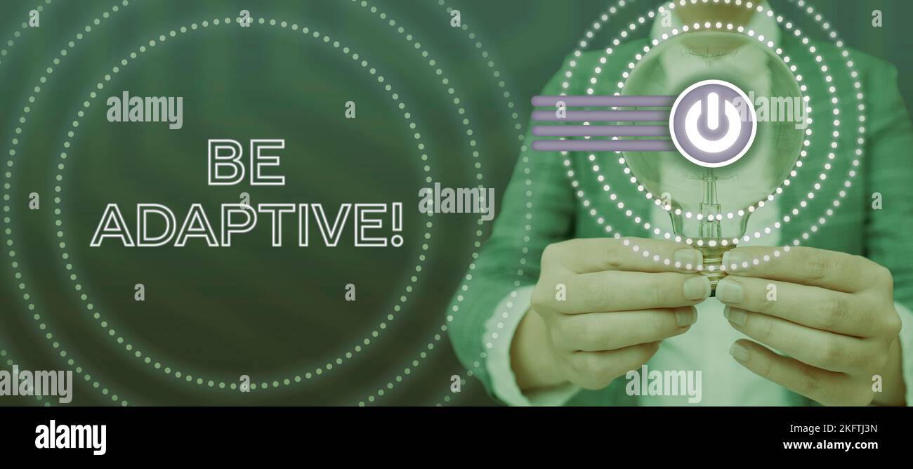 Conceptual caption Be Adaptive. Business approach make the difference ... Conceptual caption Be Adaptive. Business approach make the difference ...