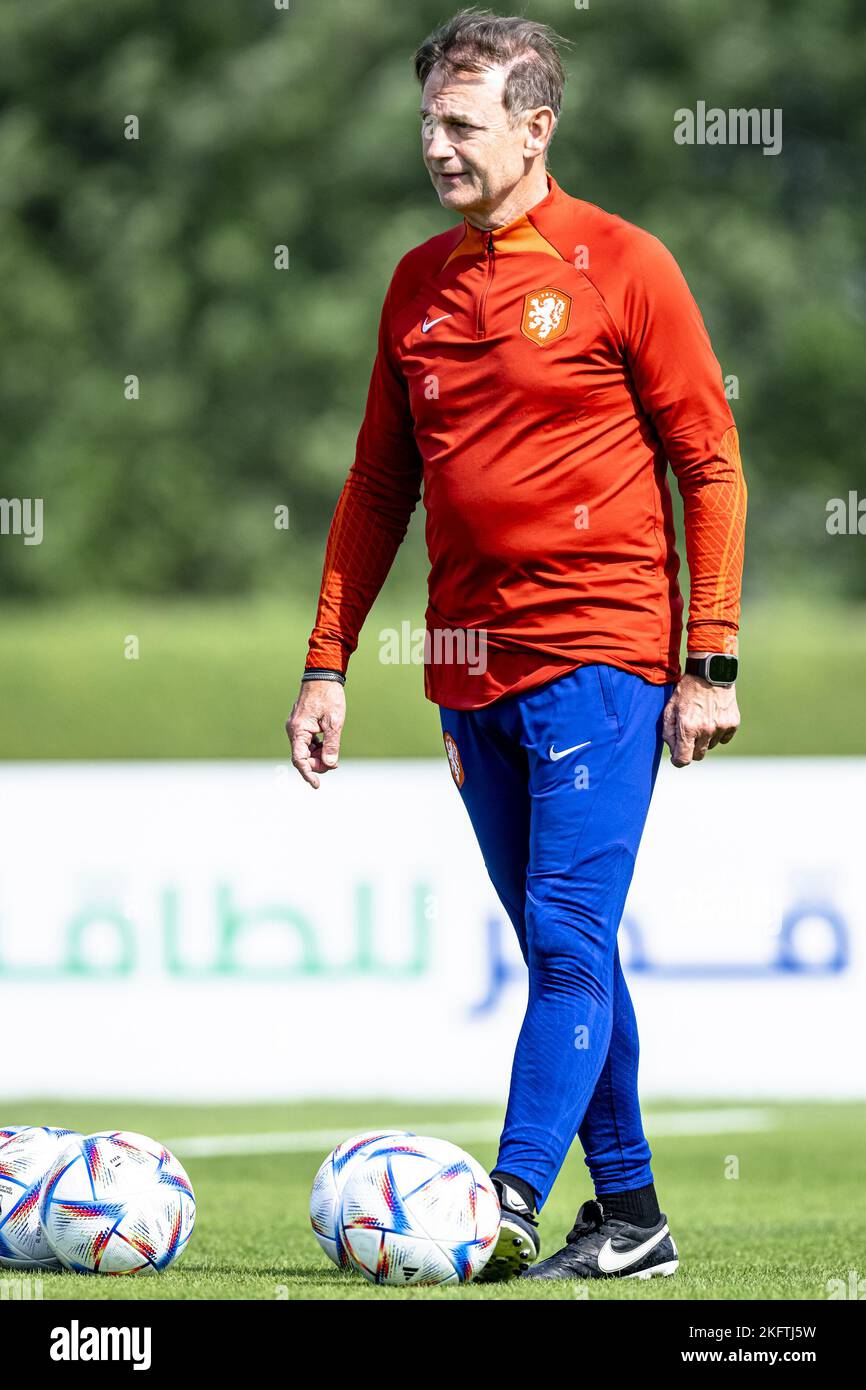 DOHA, 20-11-2022 Oranje in Qatar. Team Netherlands preparing for the ...