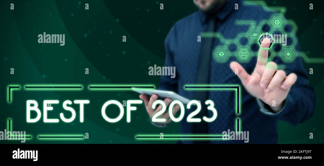 Handwriting text Best Of 2023. Internet Concept great and marvelous ...