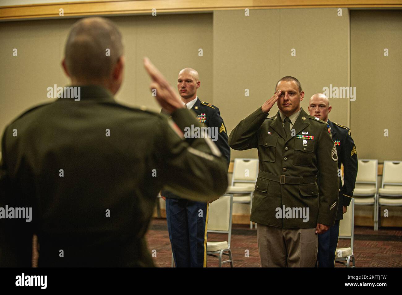 U.S. Army Staff Sgt. Bryan Kummer, with the U.S. Army National Guard ...