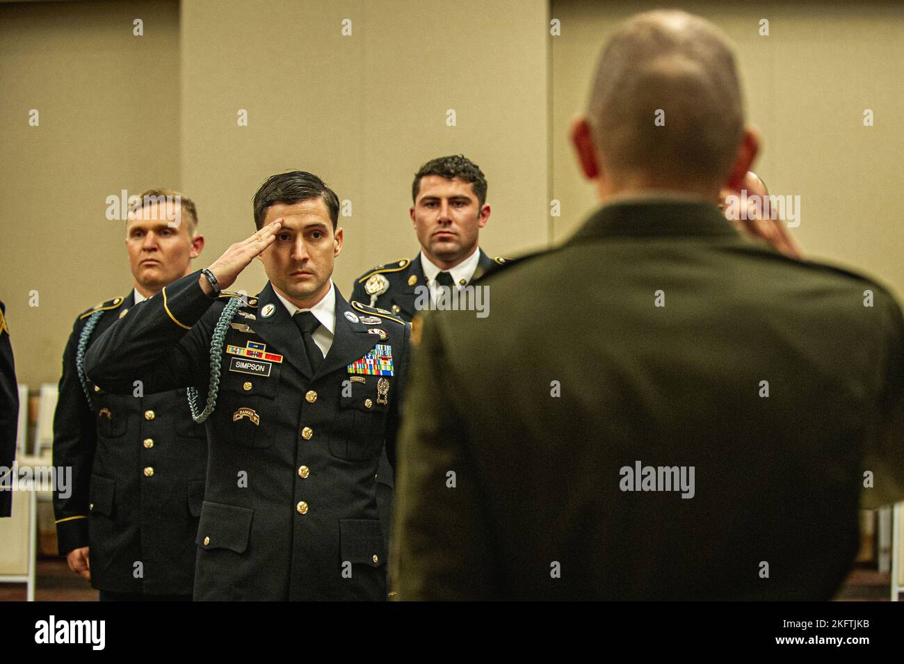 U.S. Army Staff Sgt. Devon Simpson, assigned to the U.S. Army Special ...