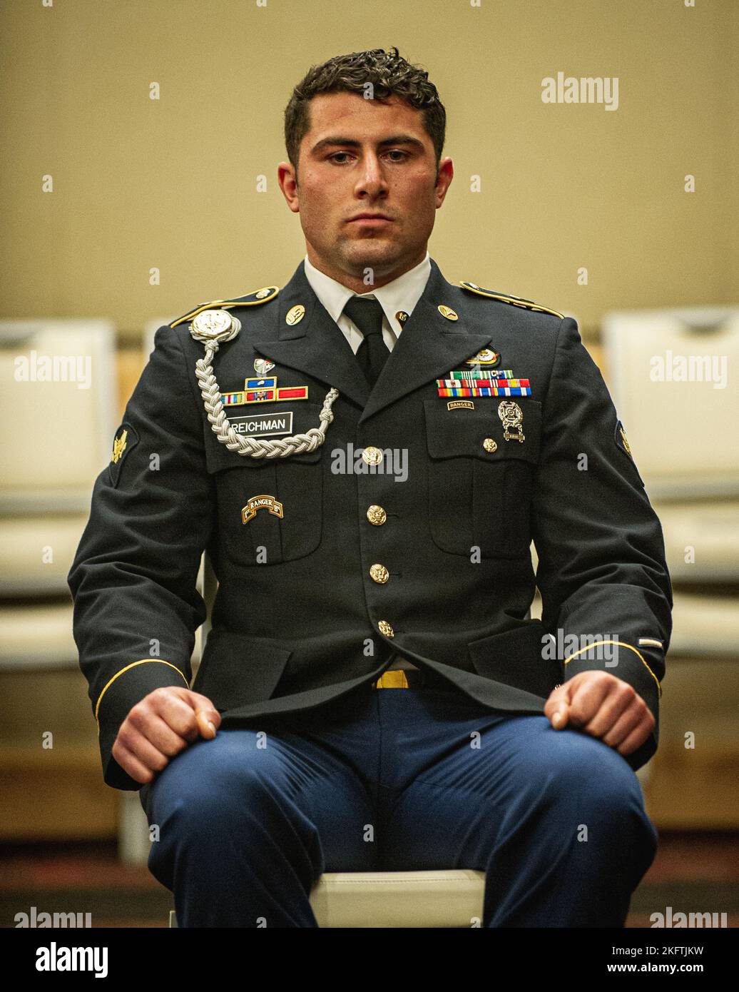 U.S. Army Spc. Jake Reichman, assigned to the U.S. Army Special ...