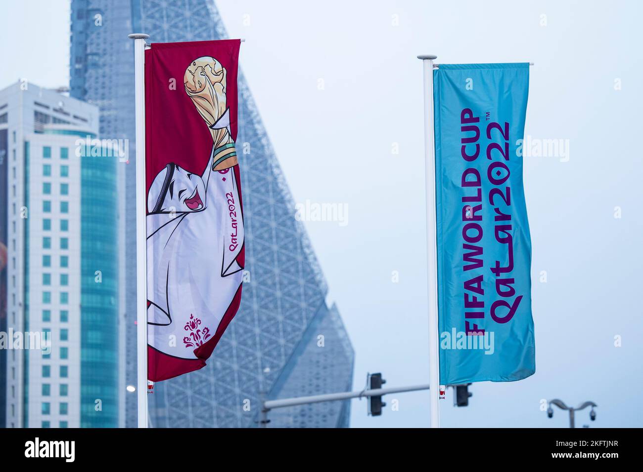 Doha, Qatar. 19th Nov, 2022. Soccer, preparation for the World Cup in ...