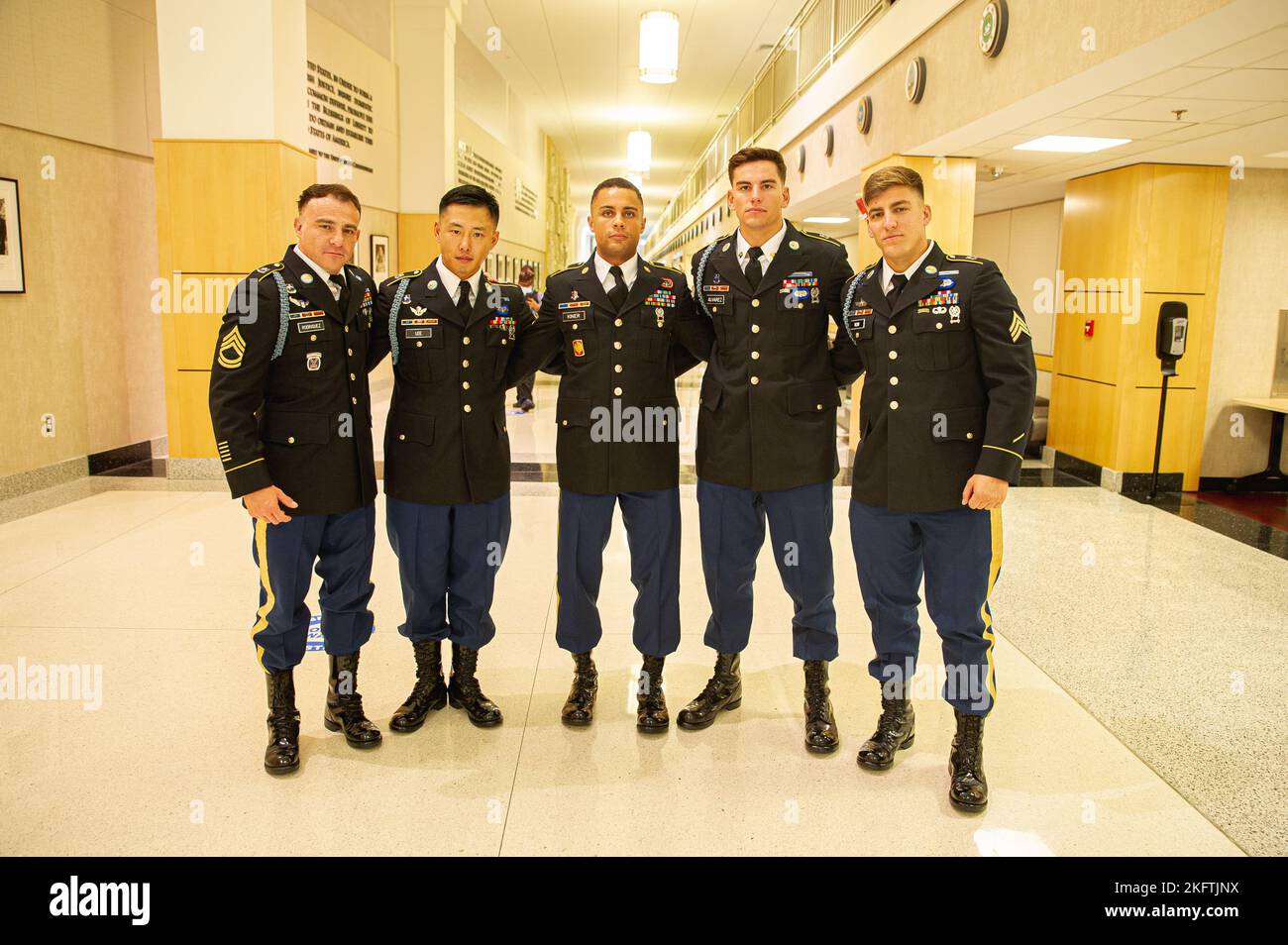 Team Mohawk, representing the U.S. Army Forces Command, poses for a ...