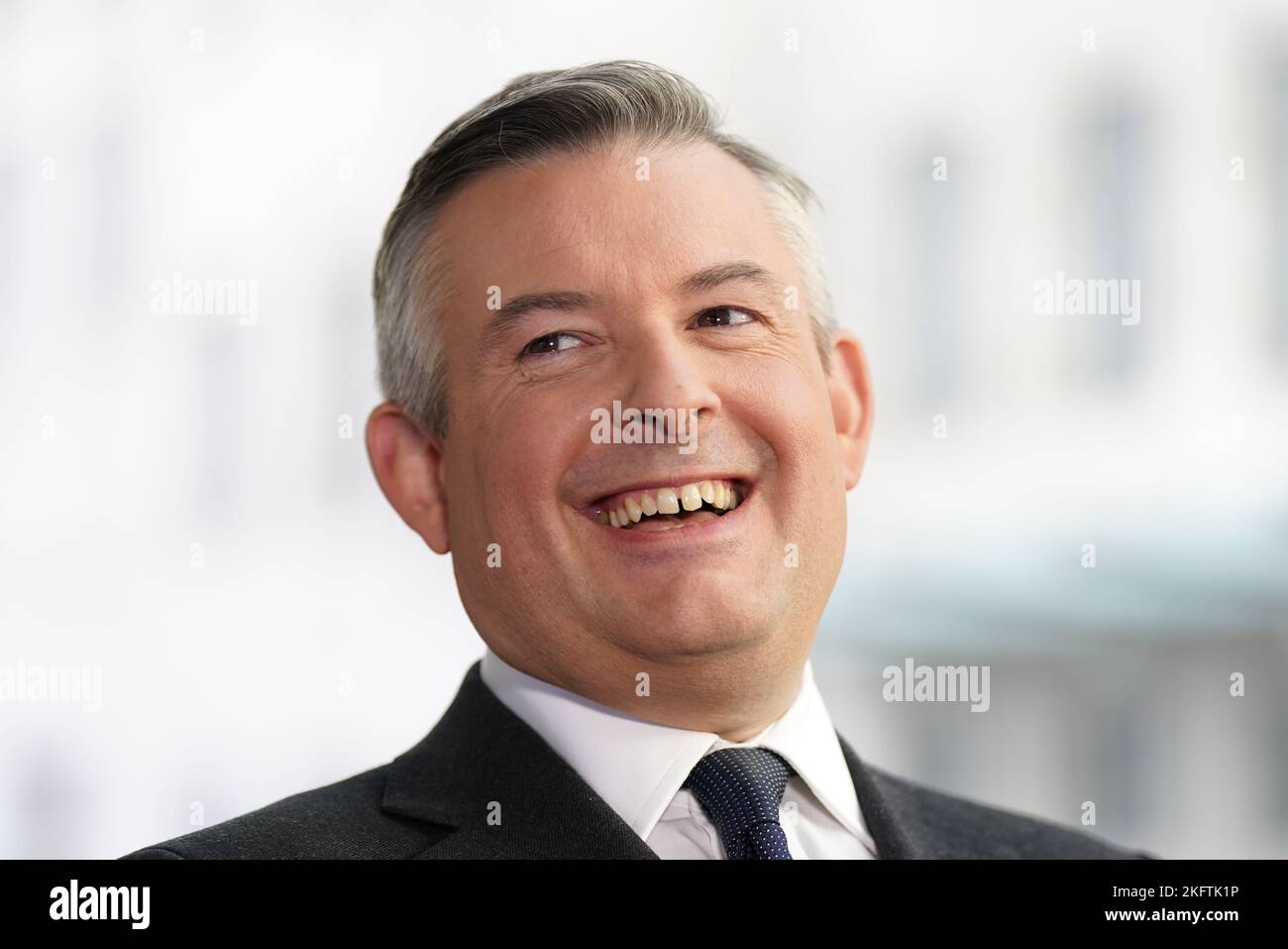 Shadow Health Secretary Jon Ashworth leaves BBC Broadcasting House in ...