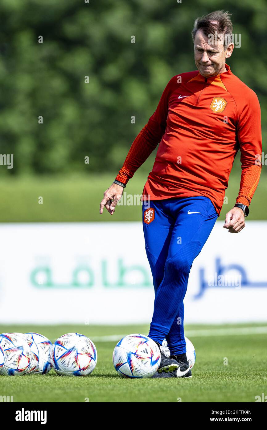 DOHA, 20-11-2022 Oranje in Qatar. Team Netherlands preparing for the ...