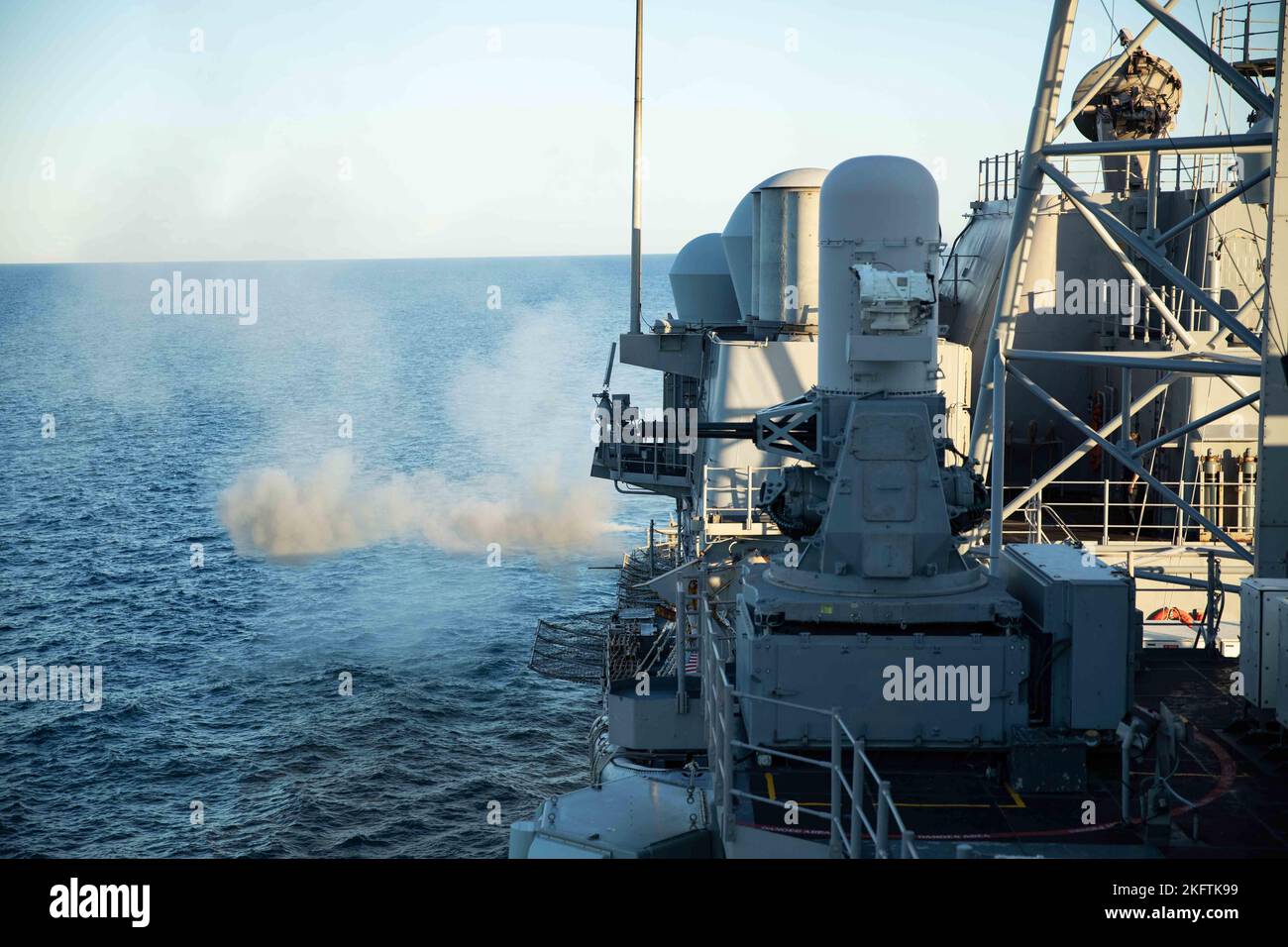 221007-N-LK647-0259 ATLANTIC OCEAN—The Ticonderoga-class guided-missile ...