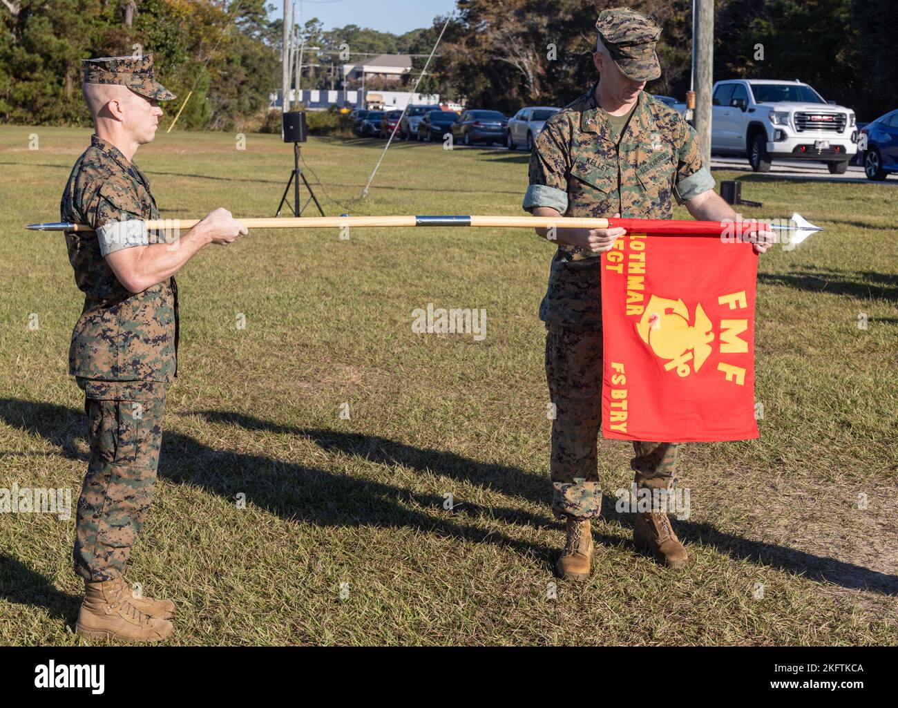 U.S. Marine Corps Col. Andrew Kelley, the regimental commander of 10th ...