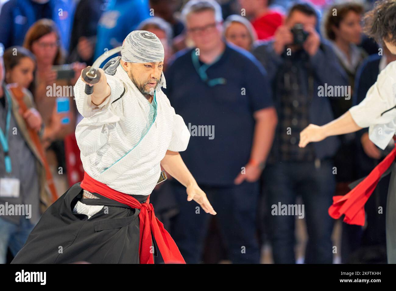 Martial arts sword fight show hi-res stock photography and images - Alamy
