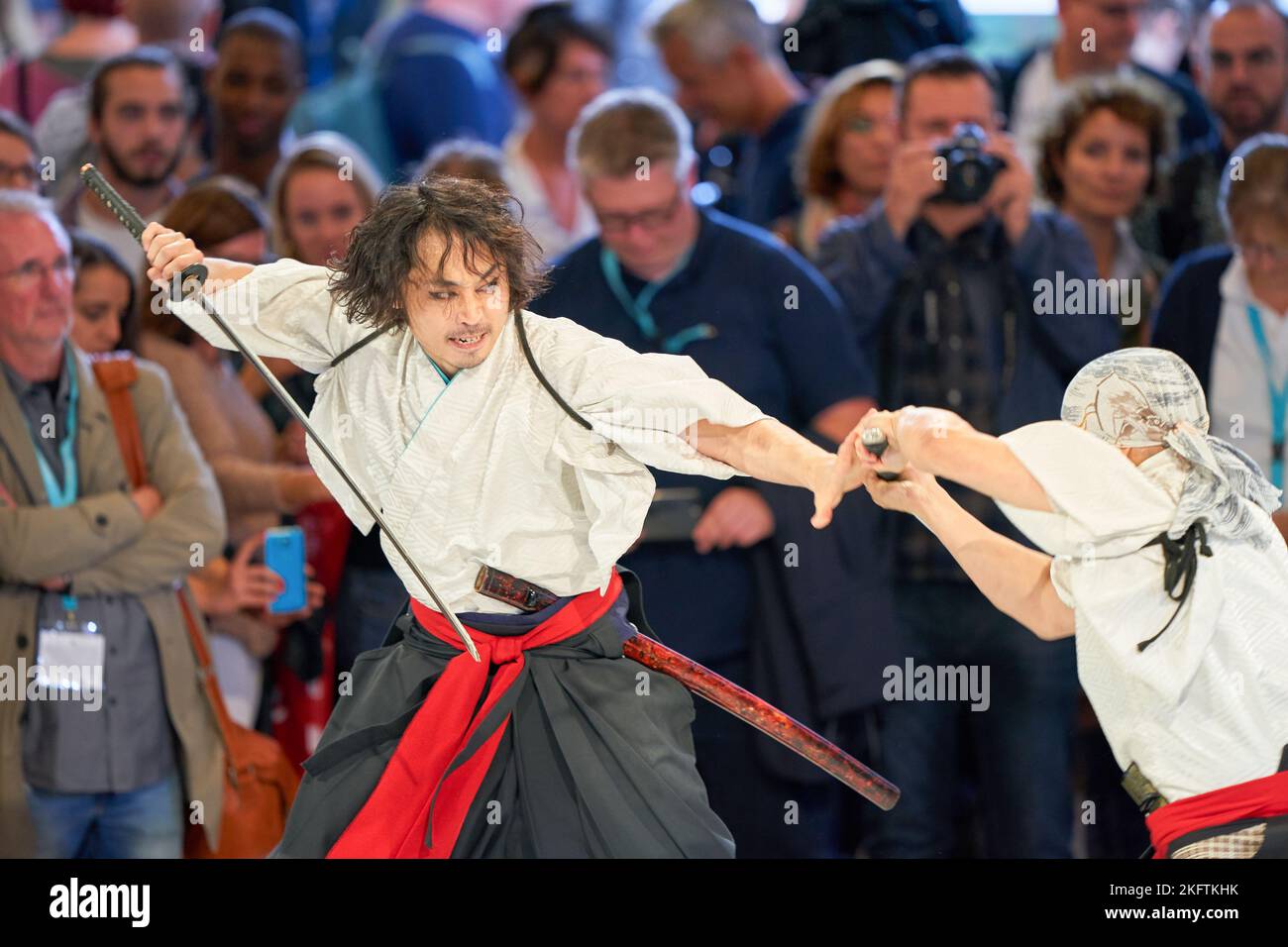 Martial arts sword fight show hi-res stock photography and images - Alamy