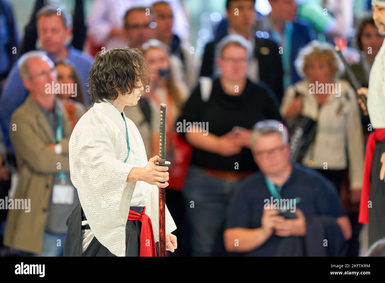 COLOGNE, GERMANY - CIRCA SEPTEMBER, 2018: Samurai Sword Show at Sony ...