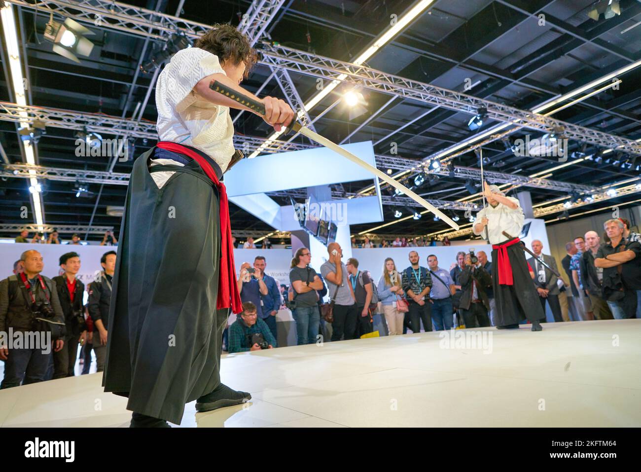Martial arts sword fight show hi-res stock photography and images - Alamy
