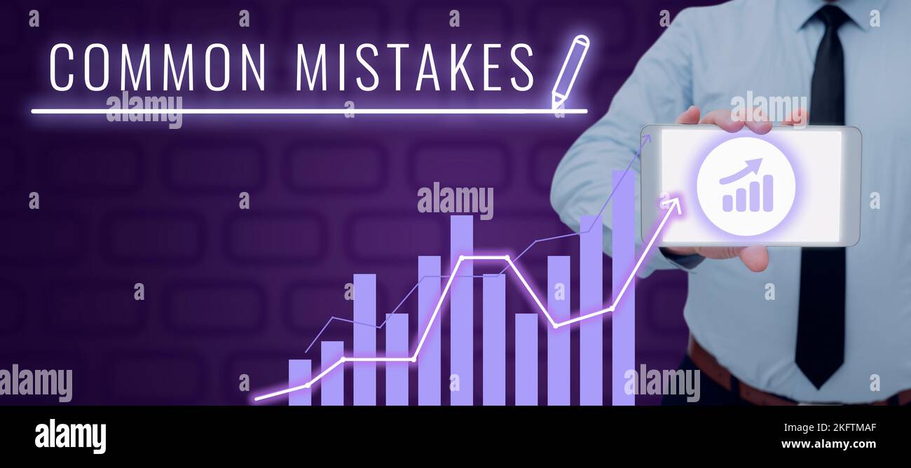 Writing Displaying Text Common Mistakes Concept Meaning Actions That