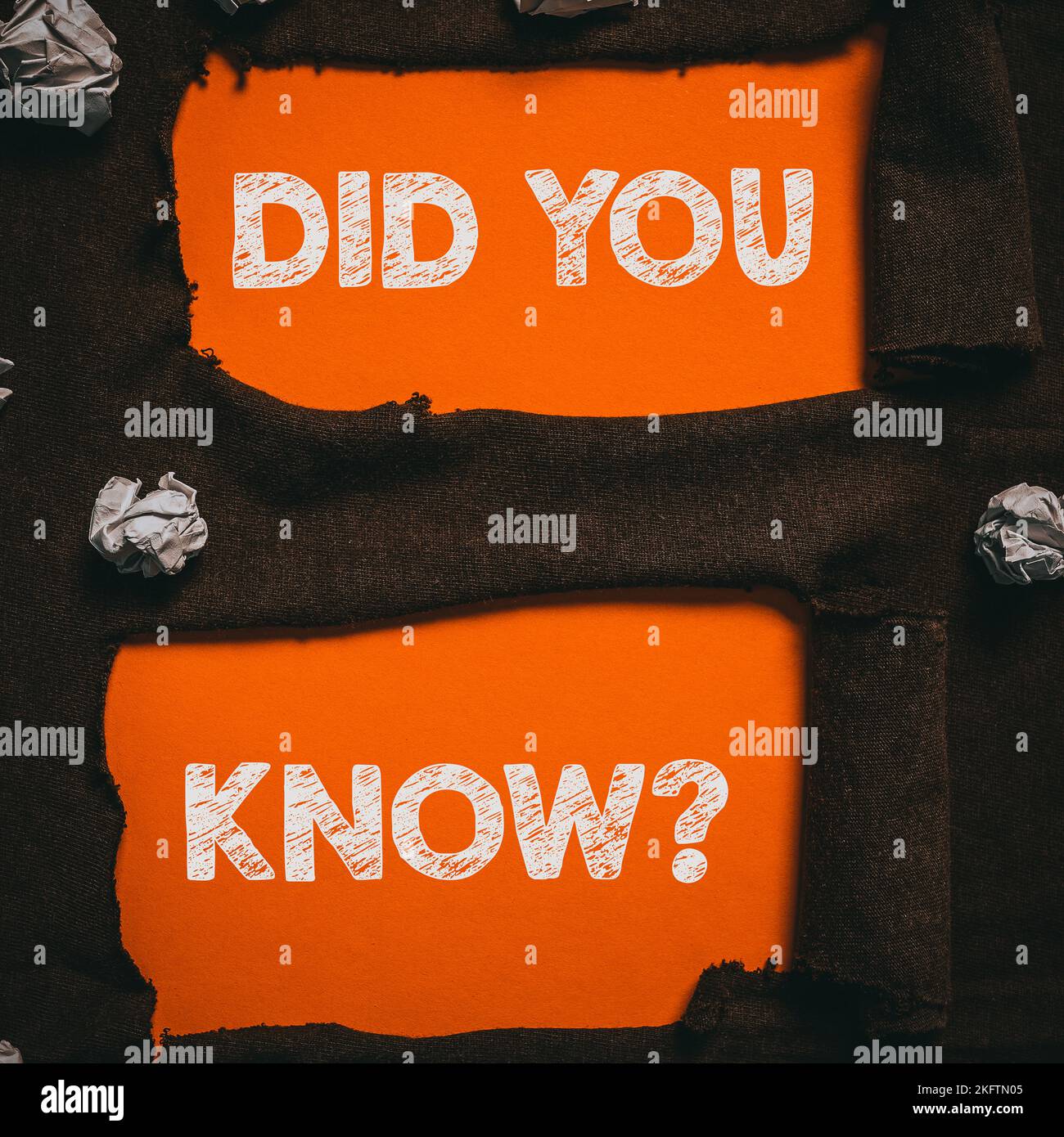 Text sign showing Did You Know. Internet Concept Fun Facts and Figures ...