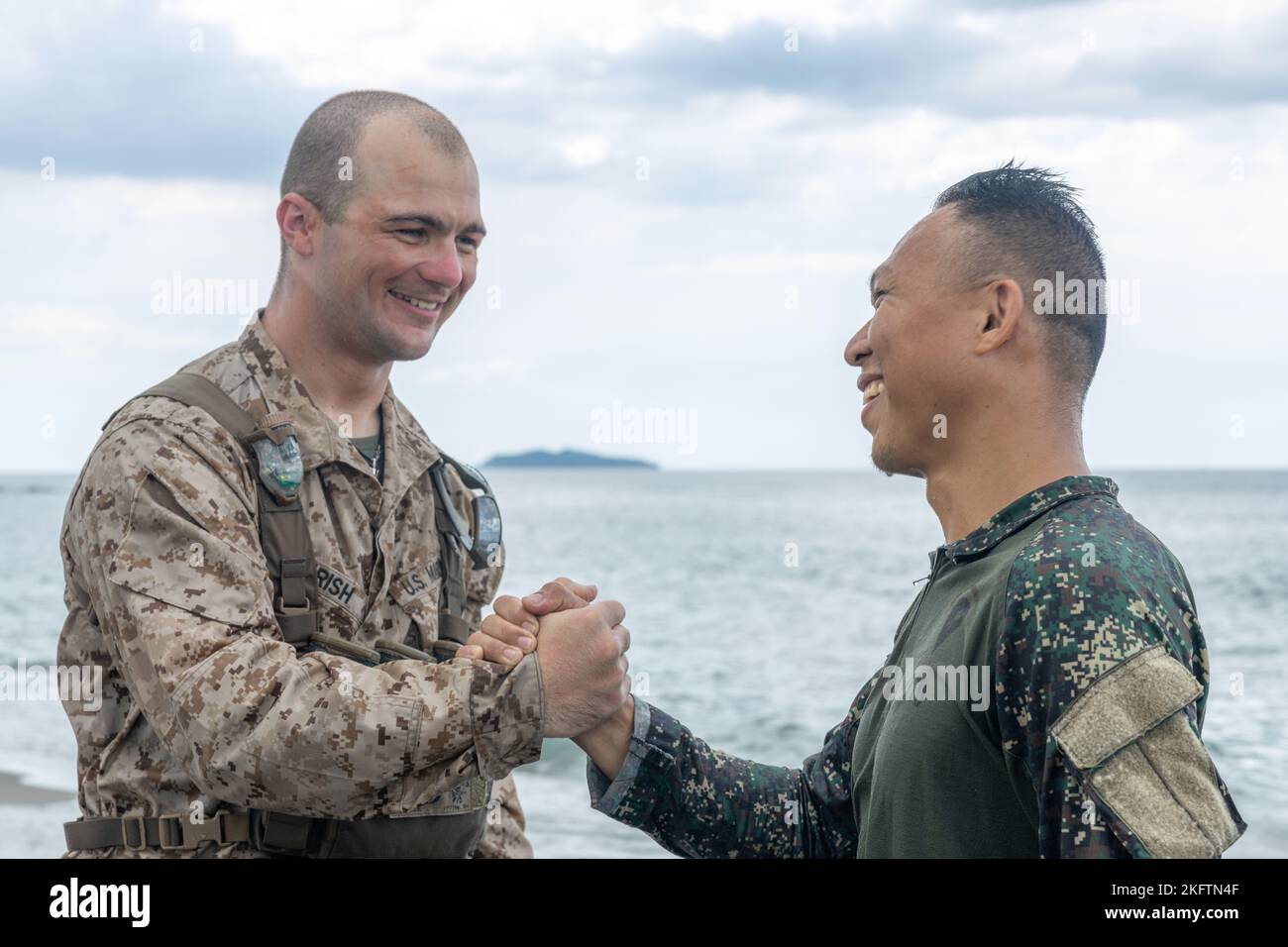U.S. Marine Corps Staff Sgt. Austin Parish, a platoon sergeant with the ...