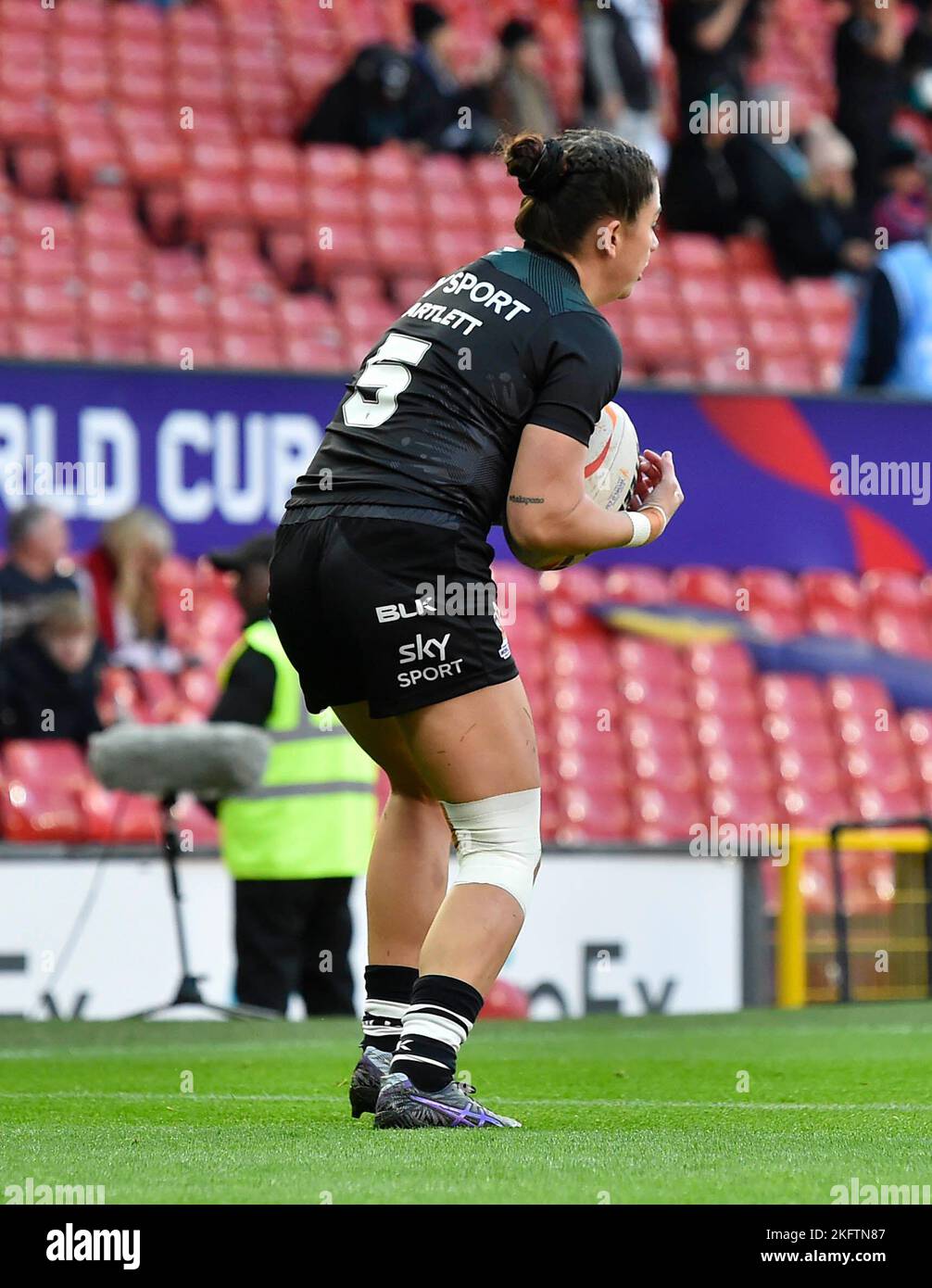 Manchester ENGLAND - NOVEMBER 19. Madison Bartlett of New Zealand seen ...