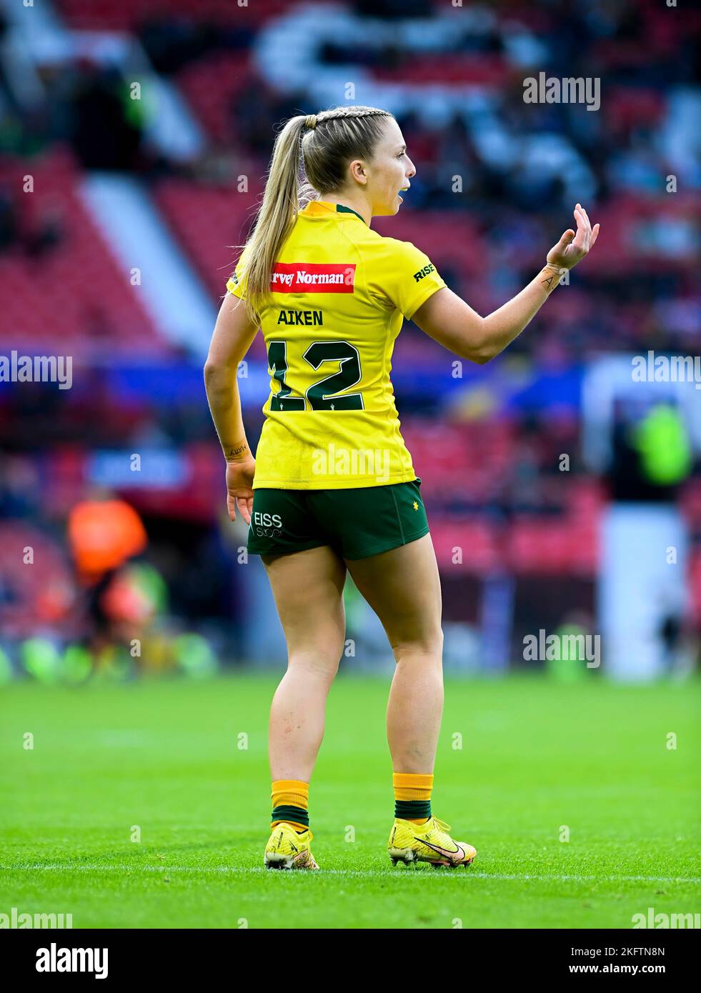Manchester ENGLAND - NOVEMBER 19. Tarryn Aiken of Australia seen during ...