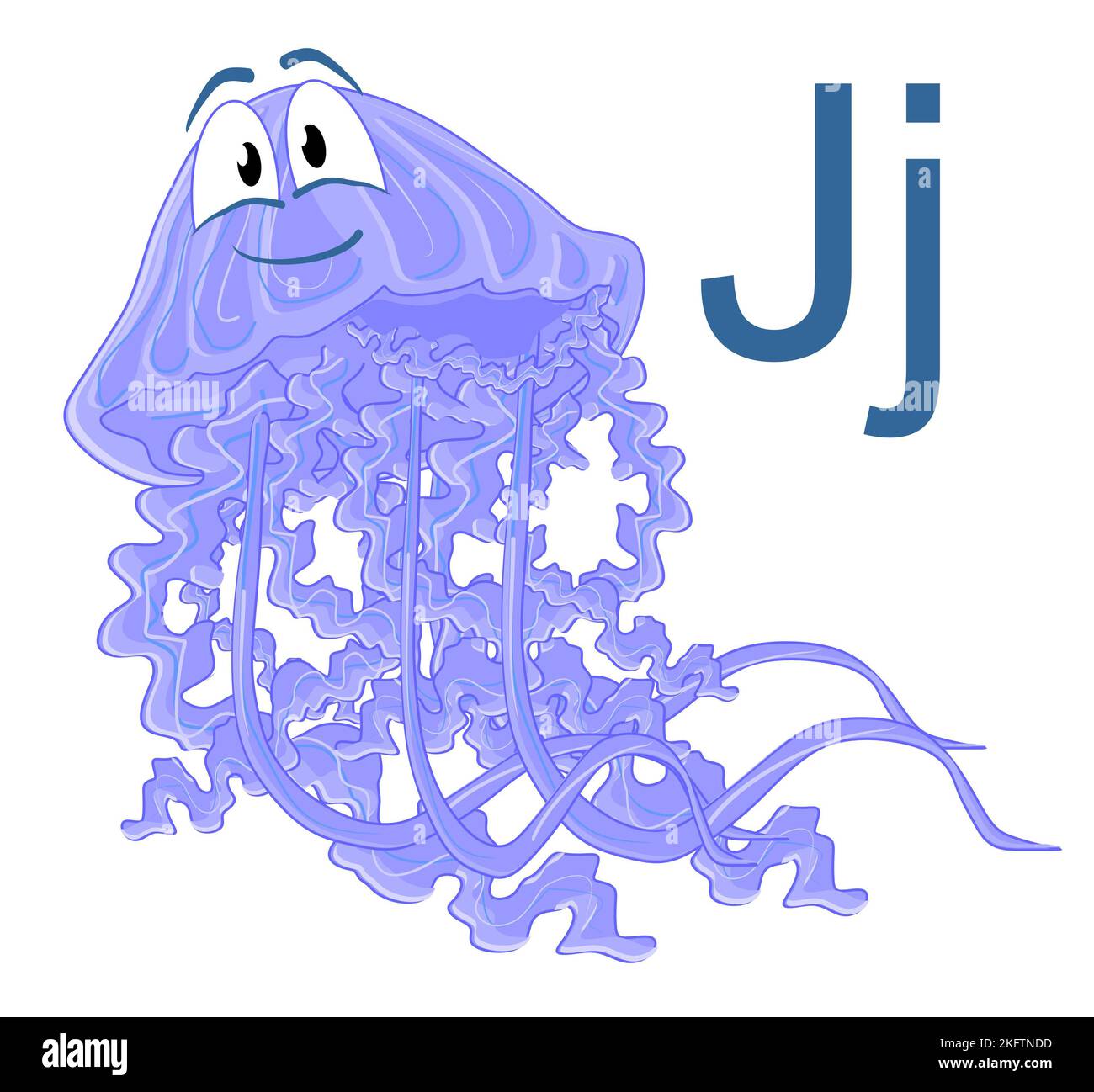 j is for jellyfish Stock Photo - Alamy