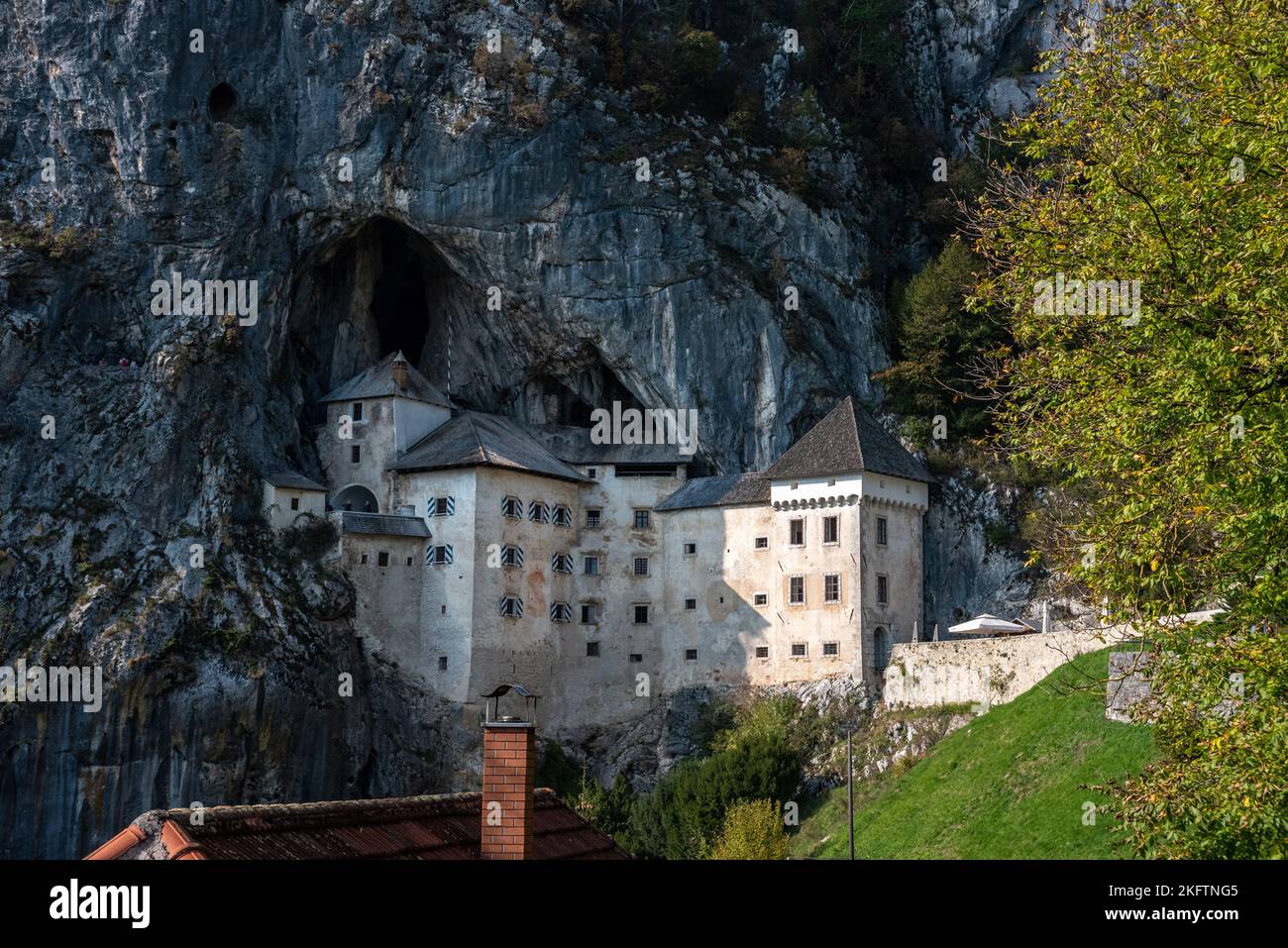 Famous medieval cave castle in Predjama, Slovenia Stock Photo - Alamy