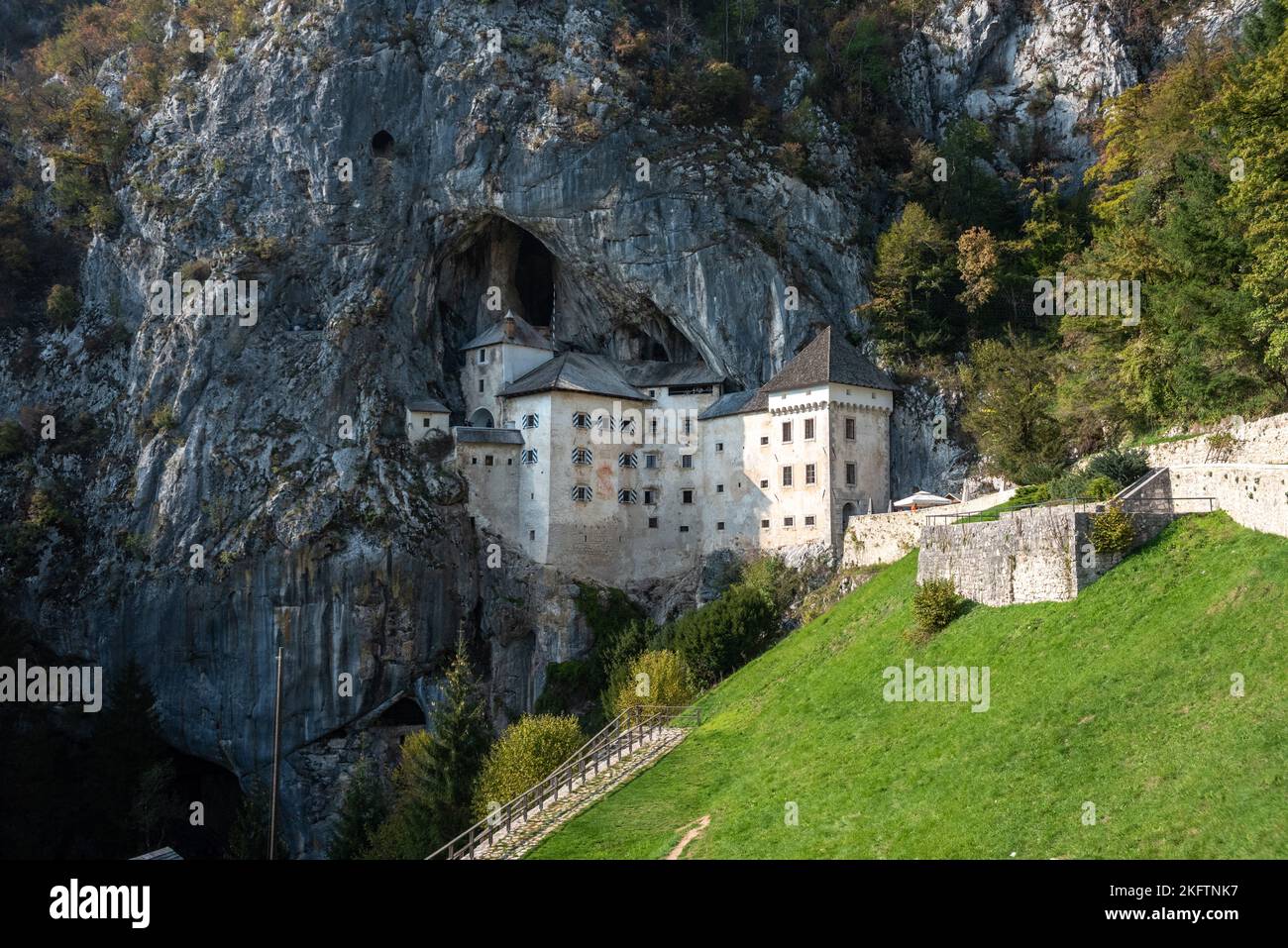Famous medieval cave castle in Predjama, Slovenia Stock Photo - Alamy