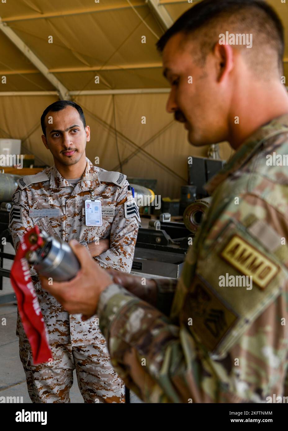 U.S. Air Force Tech. Sgt. Nicholas Crissman, a munitions flight ...