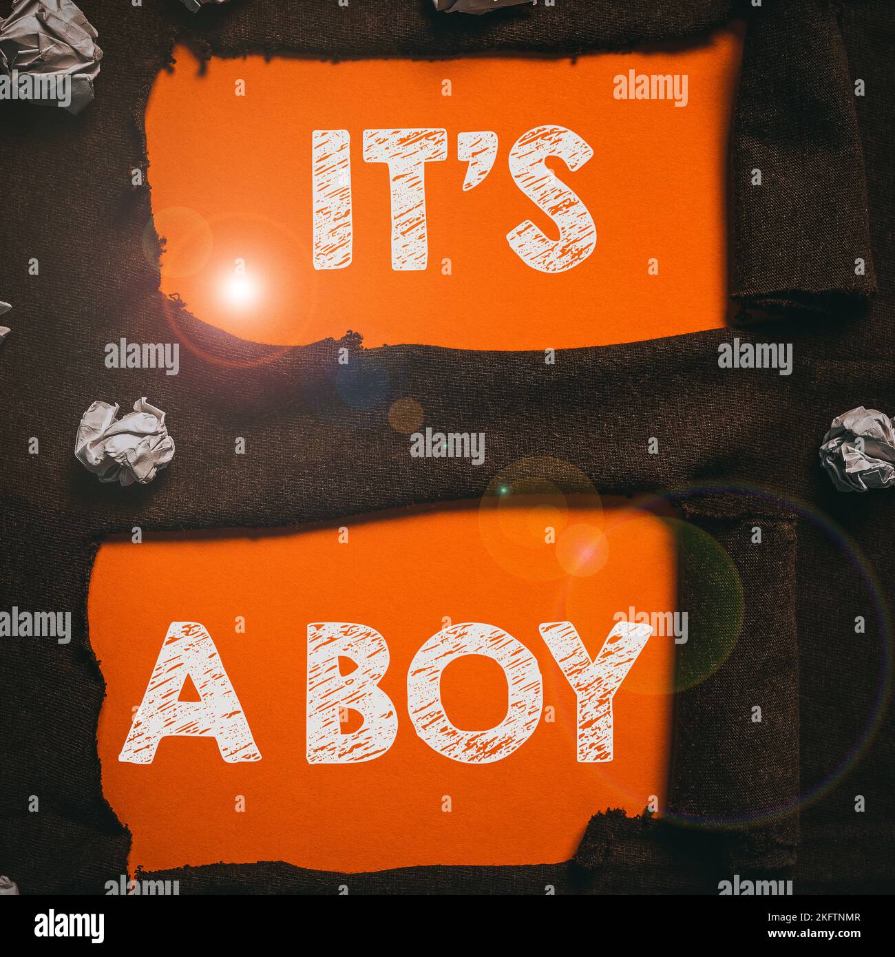 Conceptual display It S A Boy. Business concept Expecting a male baby ...