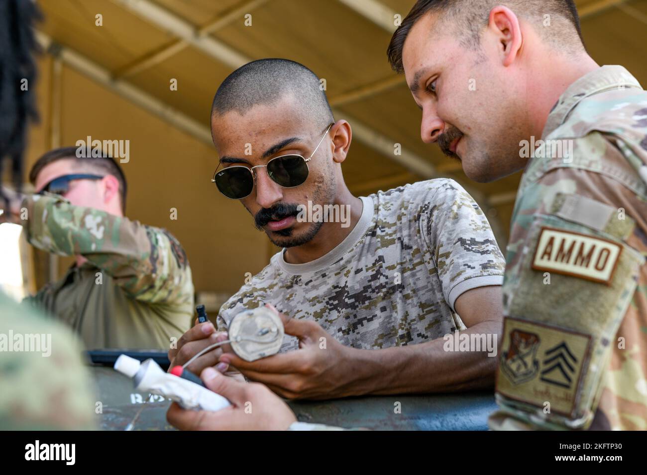 U.S. Air Force Tech. Sgt. Nicholas Crissman, a munitions flight ...