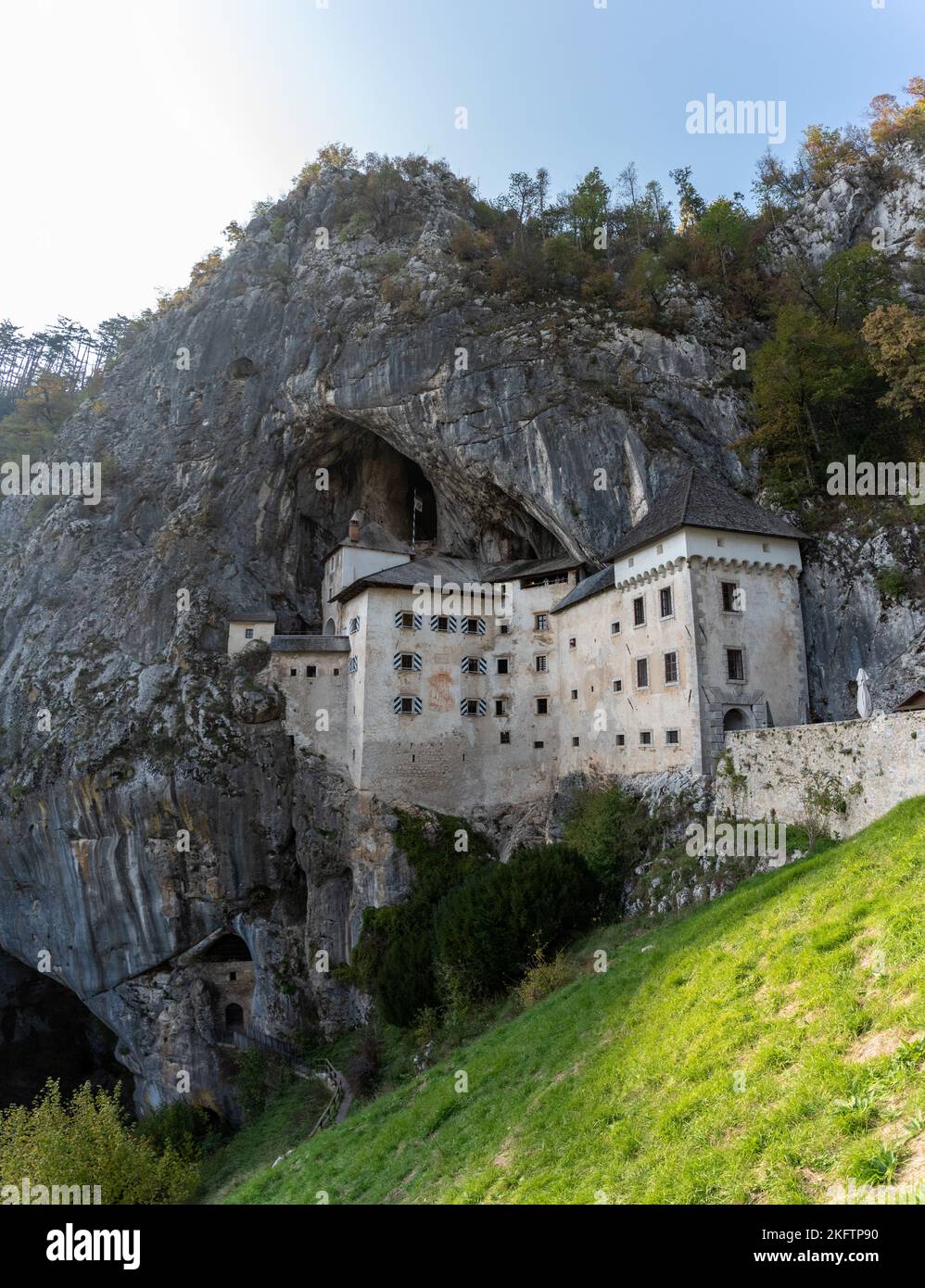 Famous medieval cave castle in Predjama, Slovenia Stock Photo - Alamy