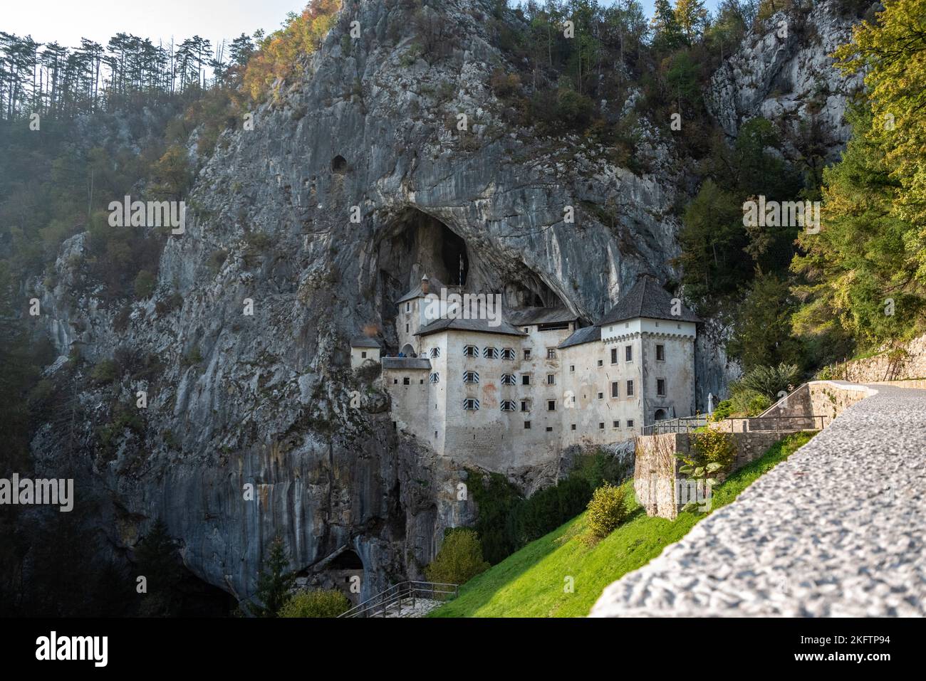 Famous medieval cave castle in Predjama, Slovenia Stock Photo - Alamy