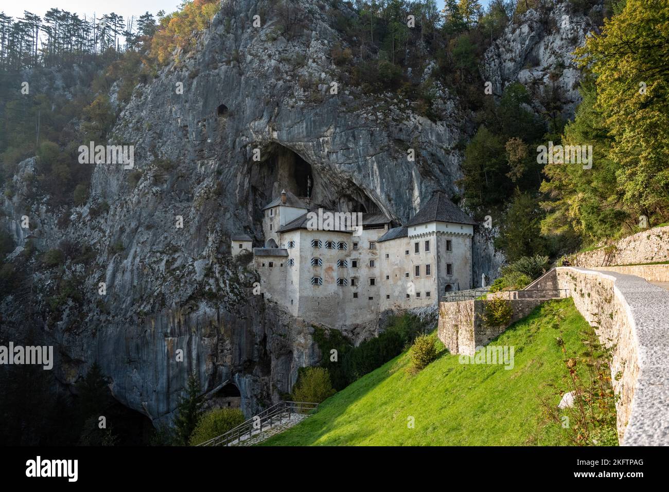 Famous medieval cave castle in Predjama, Slovenia Stock Photo - Alamy