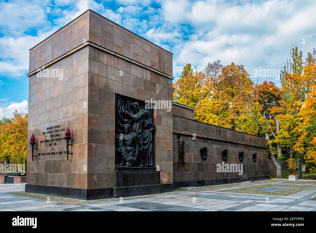 Soviet War Memorial & Cemetery for soldiers who died in WWll ...