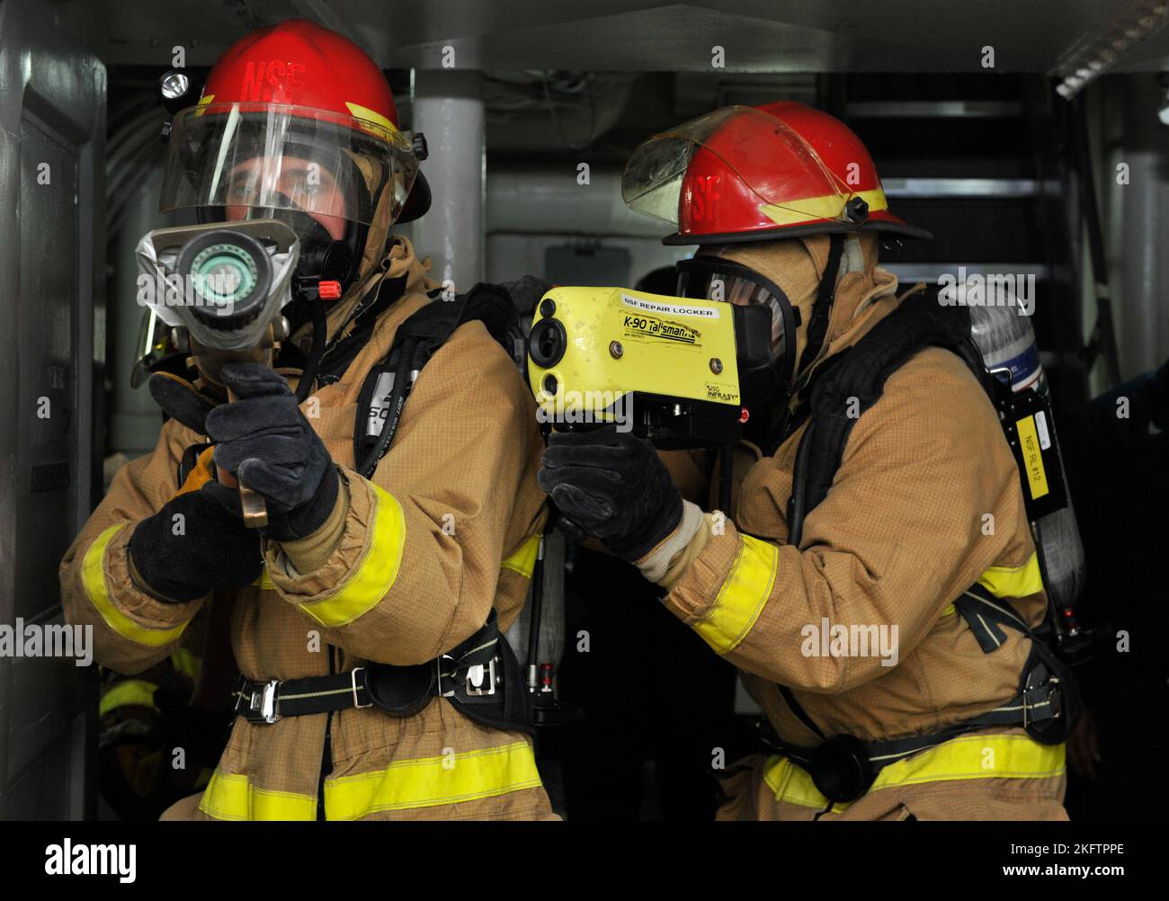 PACIFIC OCEAN (Oct. 7, 2022) – Hull Maintenance Technician Fireman Luke ...