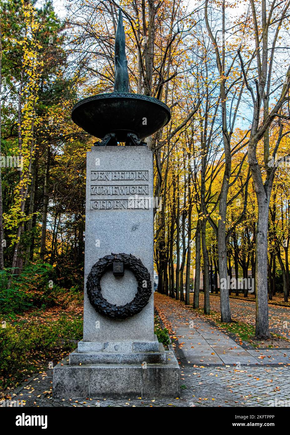 Soviet War Memorial & Cemetery for soldiers who died in WWll ...
