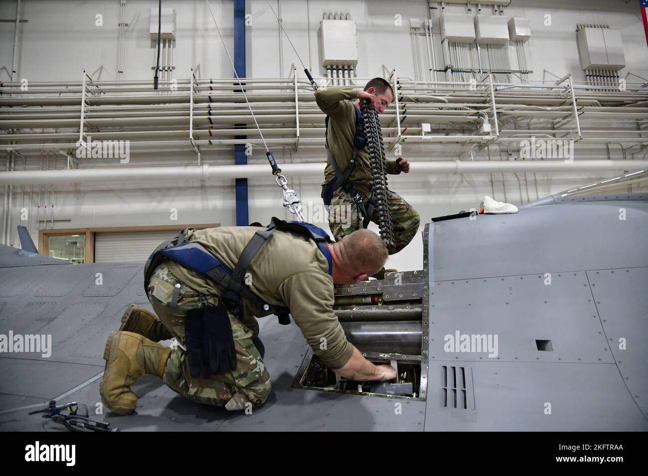Aircraft Armament Systems specialists assigned to the 148th Fighter ...