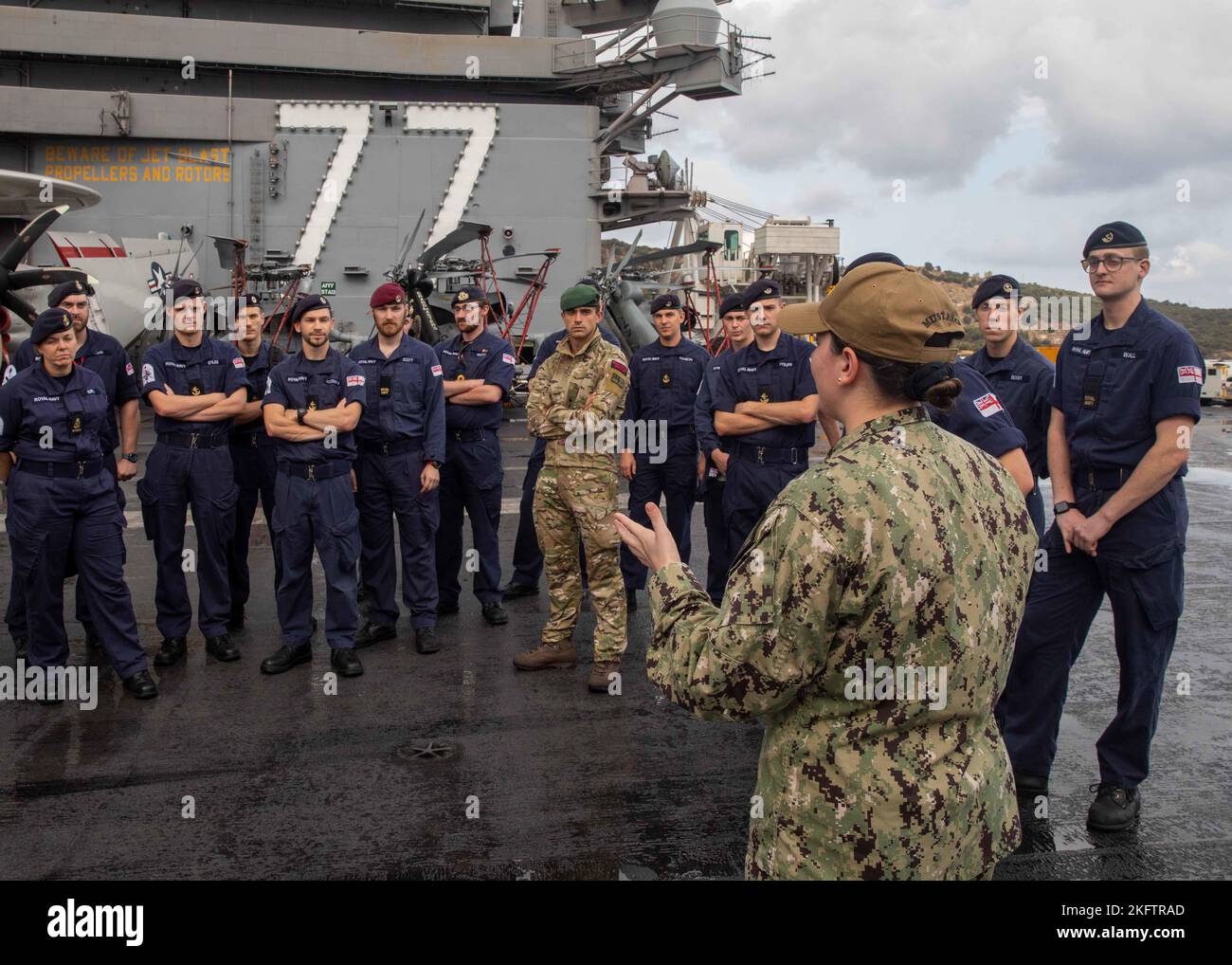 221007-N-EL850-2075 SOUDA BAY, Crete (Oct. 7, 2022) Ensign Sydney ...