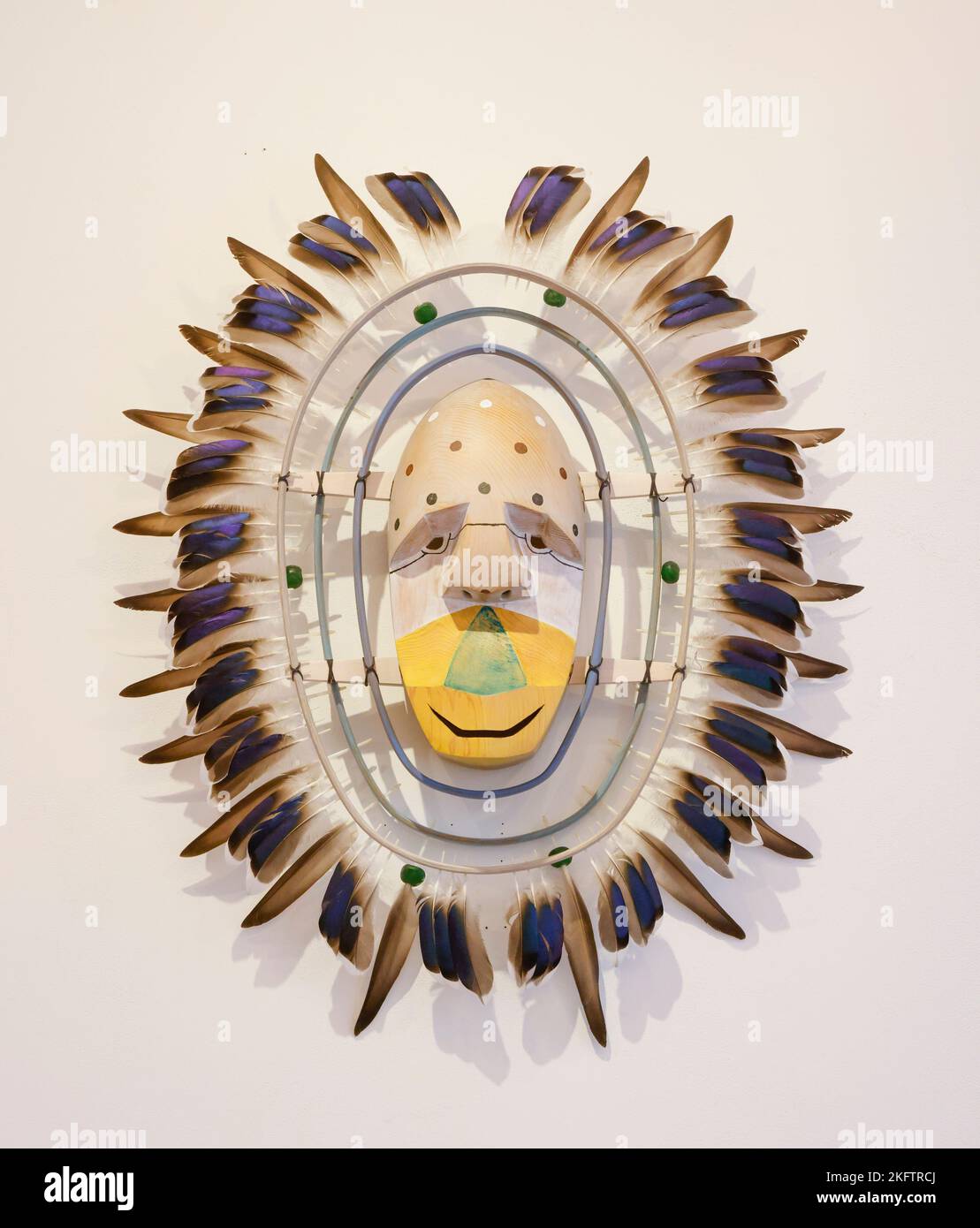 INUIT MASKS AT THE ORENDA GALLERY Stock Photo - Alamy