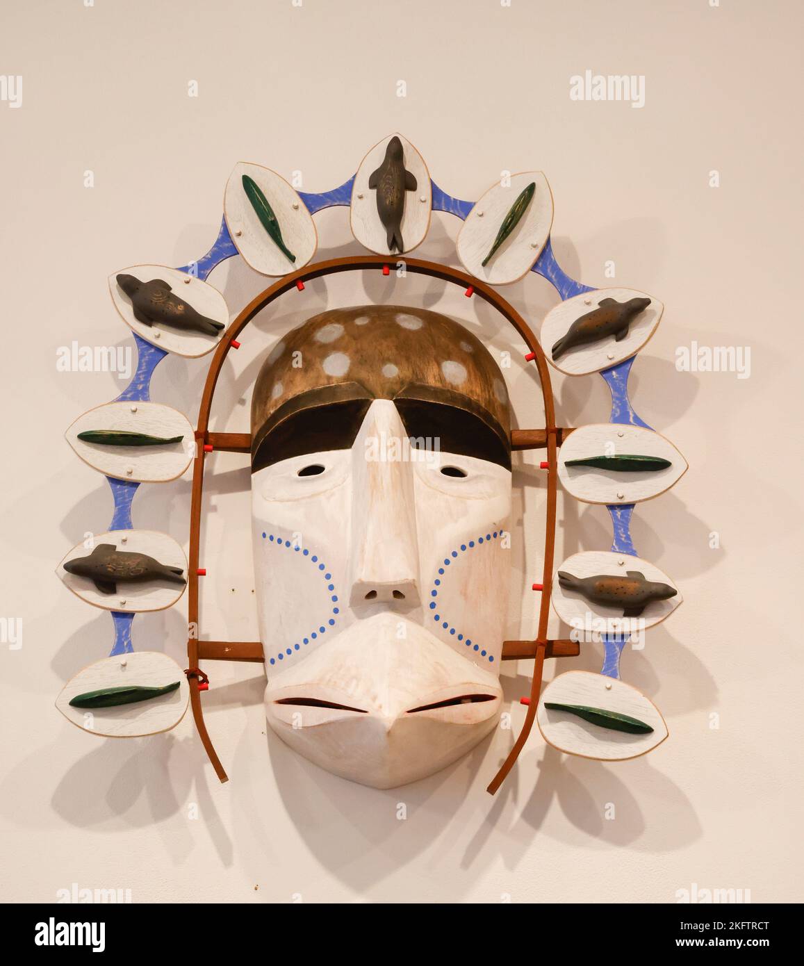 INUIT MASKS AT THE ORENDA GALLERY Stock Photo - Alamy