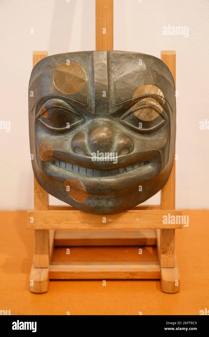 INUIT MASKS AT THE ORENDA GALLERY Stock Photo - Alamy
